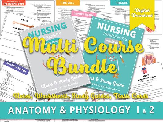 Digital Download | Anatomy & Physiology – Nursing Prerequisites Made Easy Digital Download | Anatomy & Physiology – Nursing Prerequisites Made Easy
